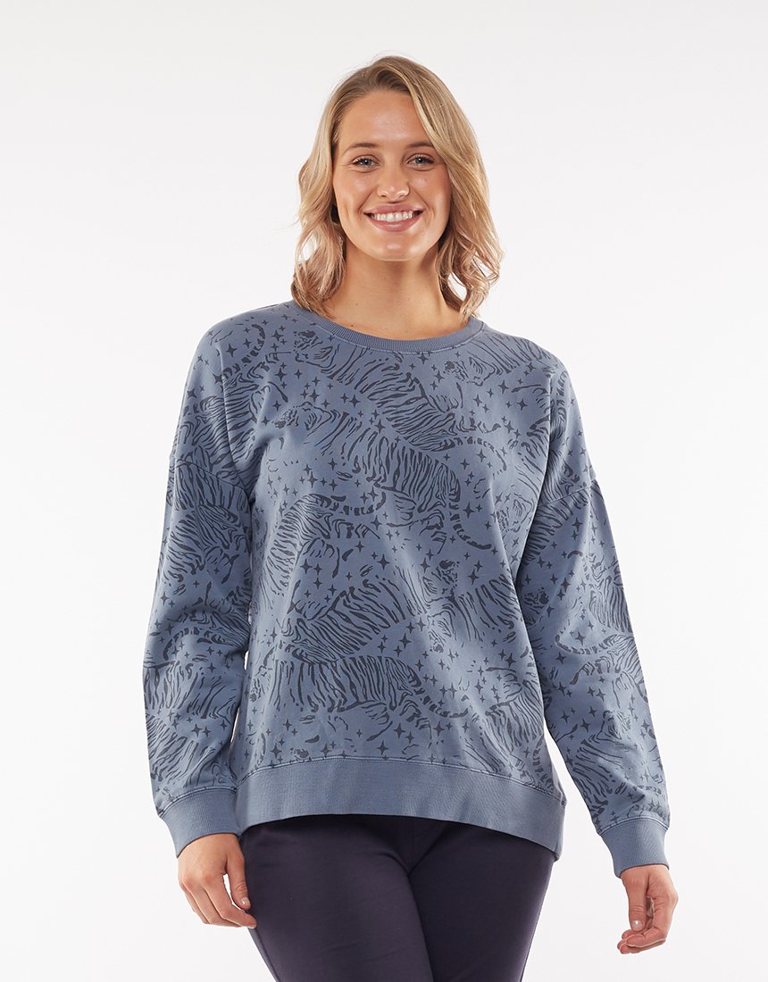 Elm - Tiger Star Crew - Tops-Jumpers & Cardis : Mhor - ELM s22