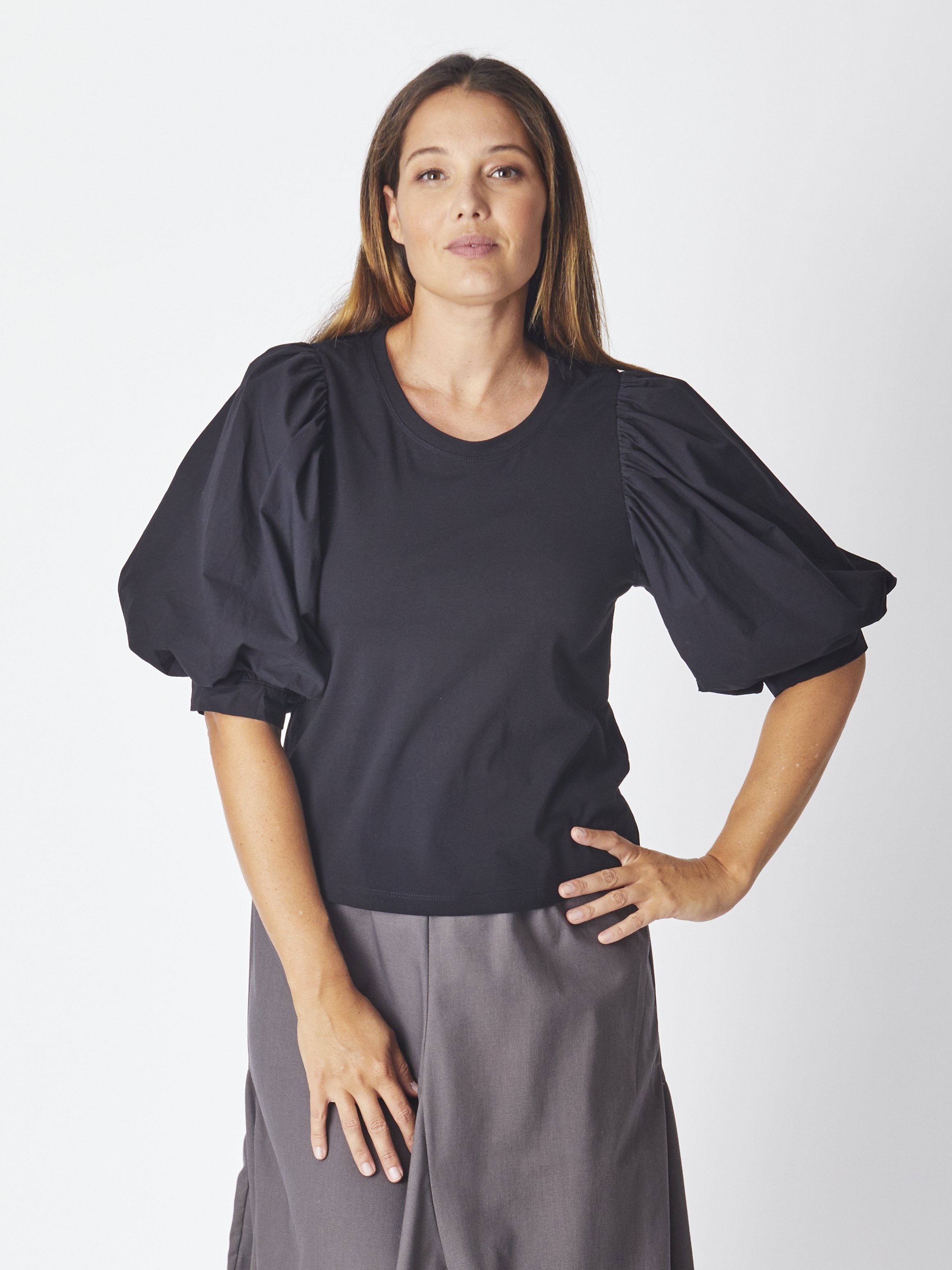 Luna Sky- Billow Top - Tops-Tops & Tees : Mhor - CORDELIA ST s22