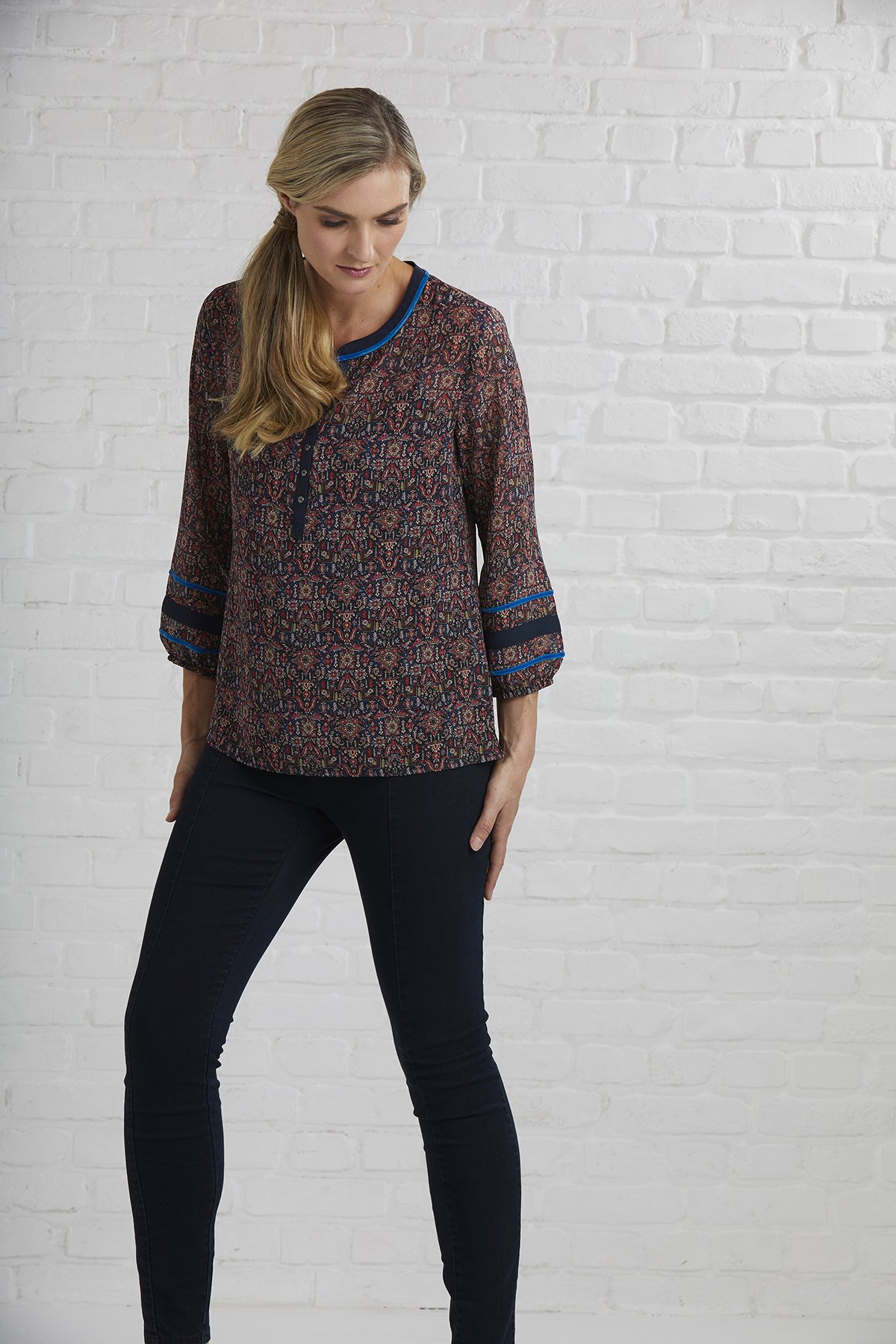 Front Placket Blouse - Tops-Tops & Tees : Mhor - Tony Preen W19