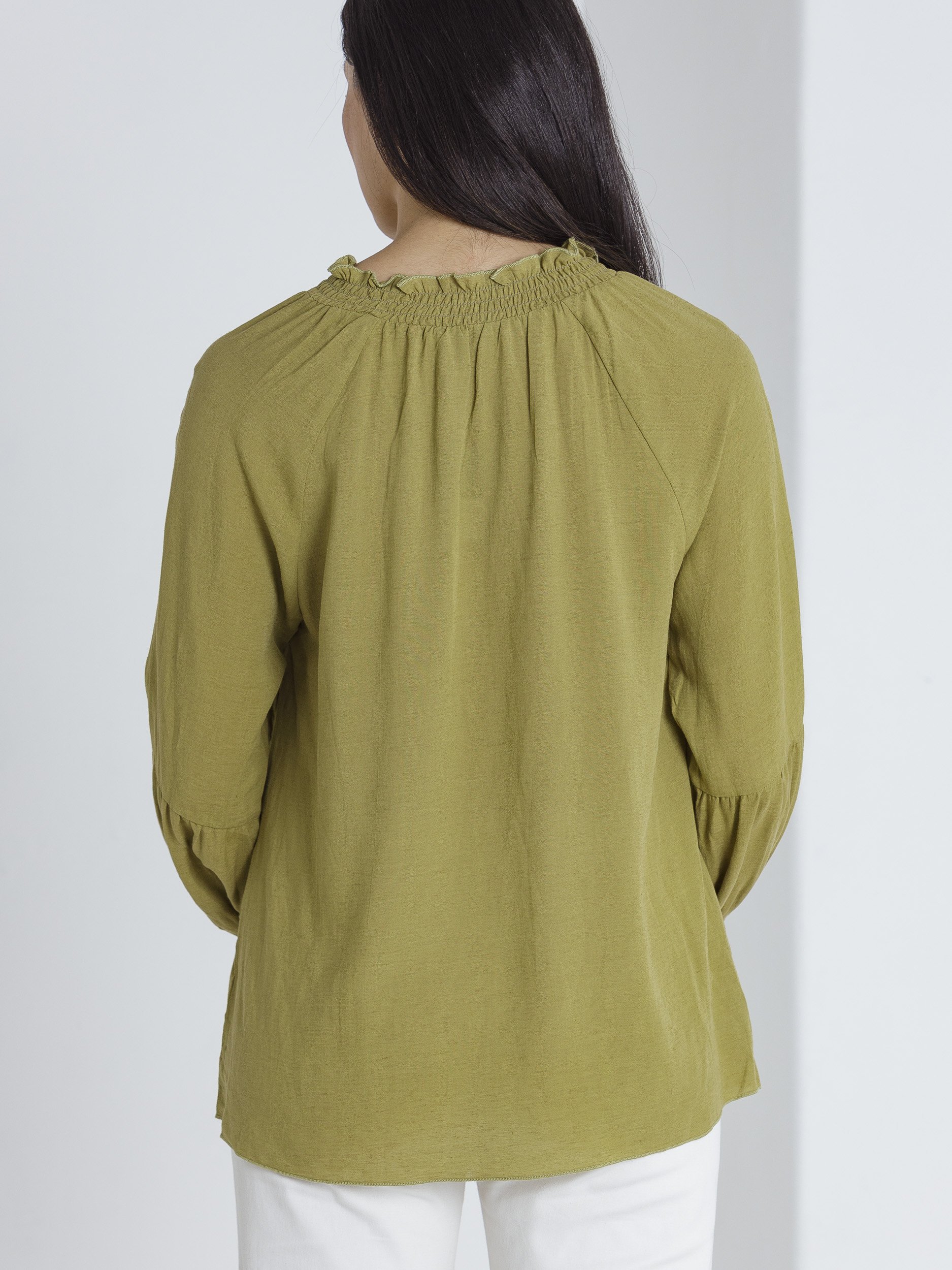 Marco Polo - Gathered Front Top - Tops-Tops & Tees : Mhor - Marco Polo A23
