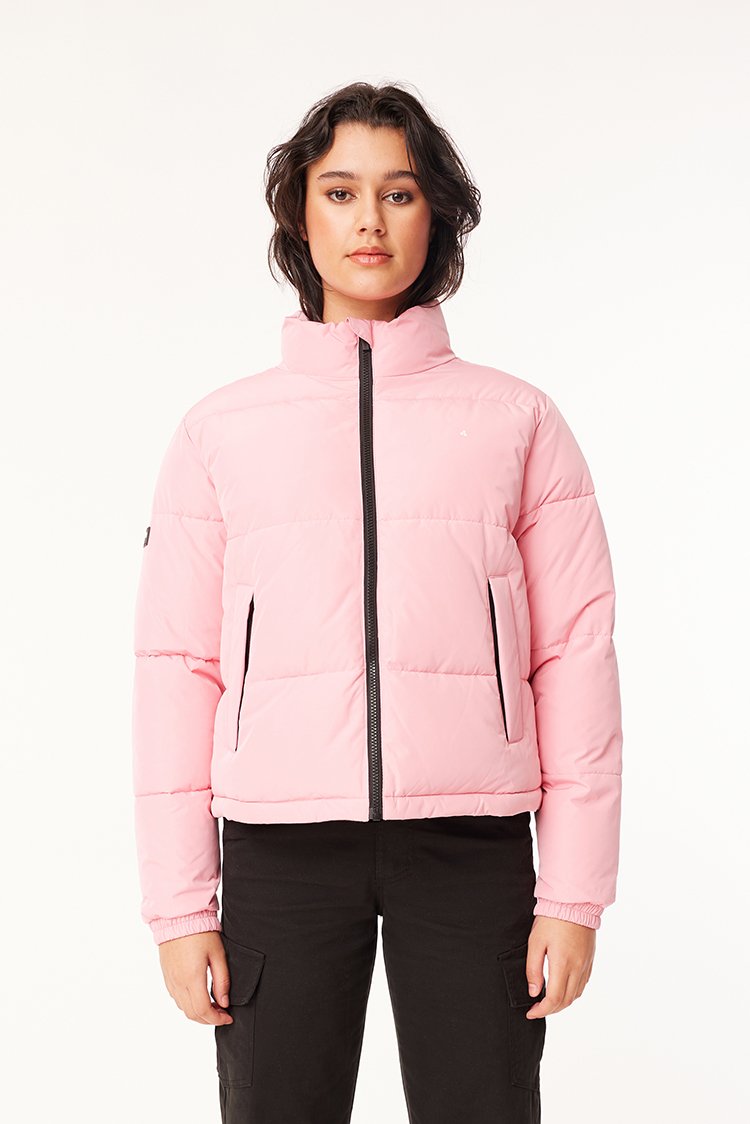 Huffer-Womens Track Puffer Jacket - Tops-Coats / Jackets : Mhor ...