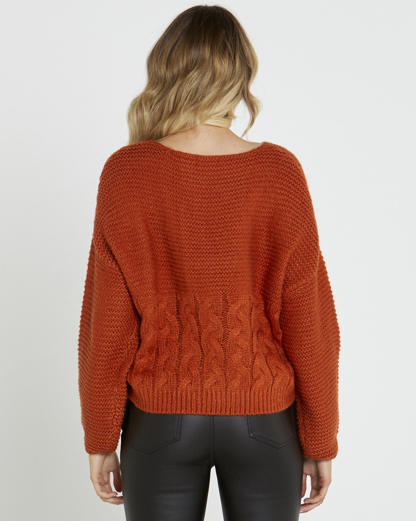 Sass - Erin Cable Knit Jumper - Tops-Jumpers & Cardis : Mhor - Sass A23
