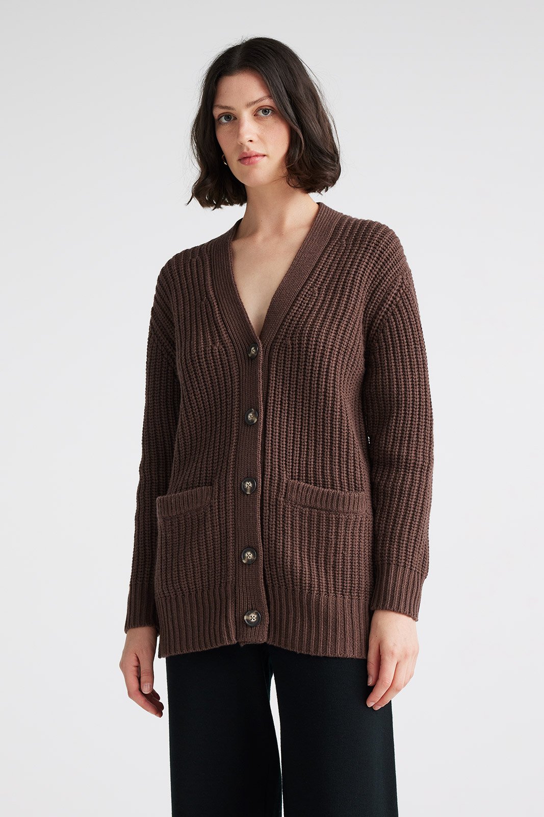 Toorallie-Oversized Rib Cardi - Tops-Jumpers & Cardis : Mhor ...