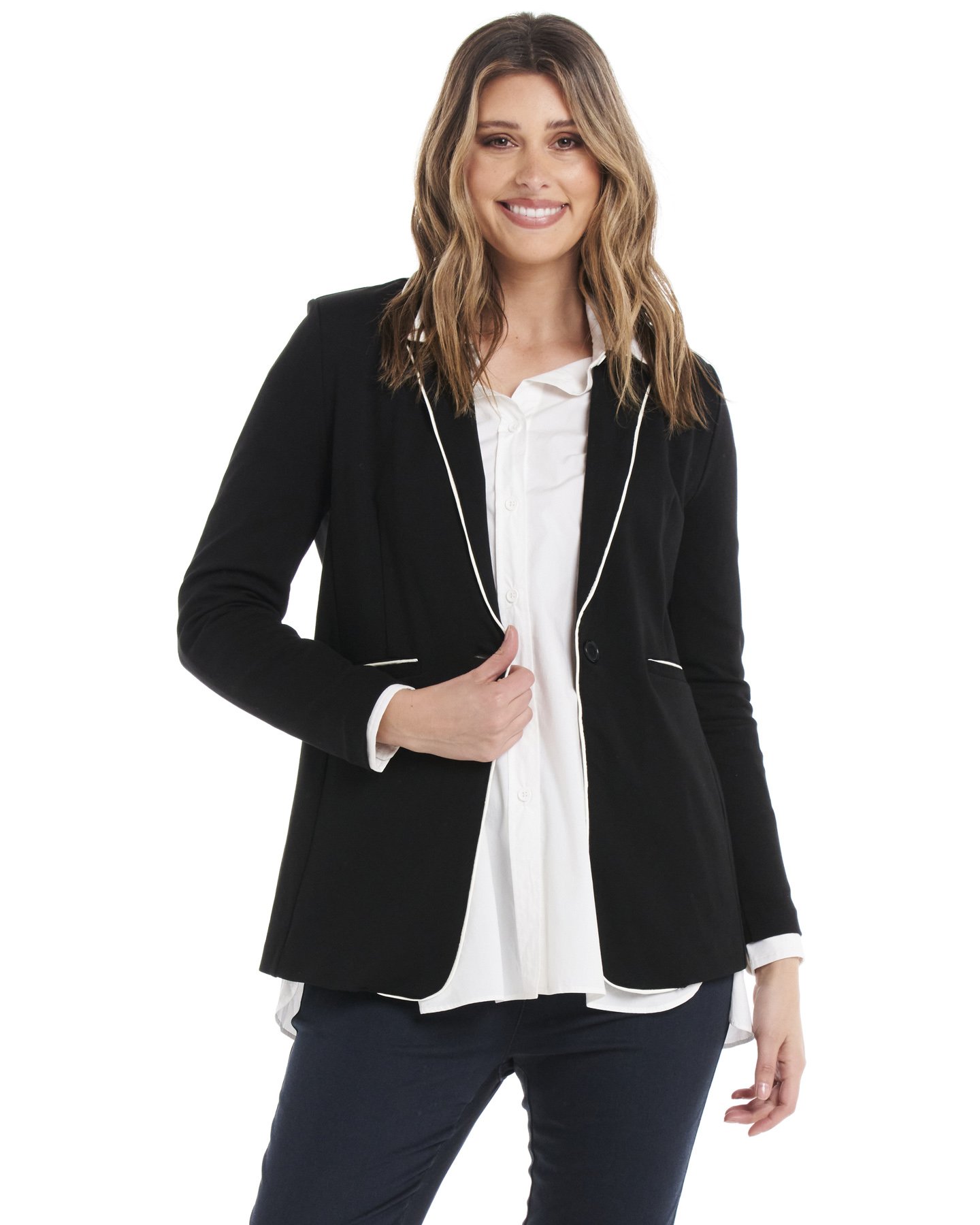 Betty Basics - Sorrento Blazer - Tops-Coats / Jackets : Mhor - Betty ...