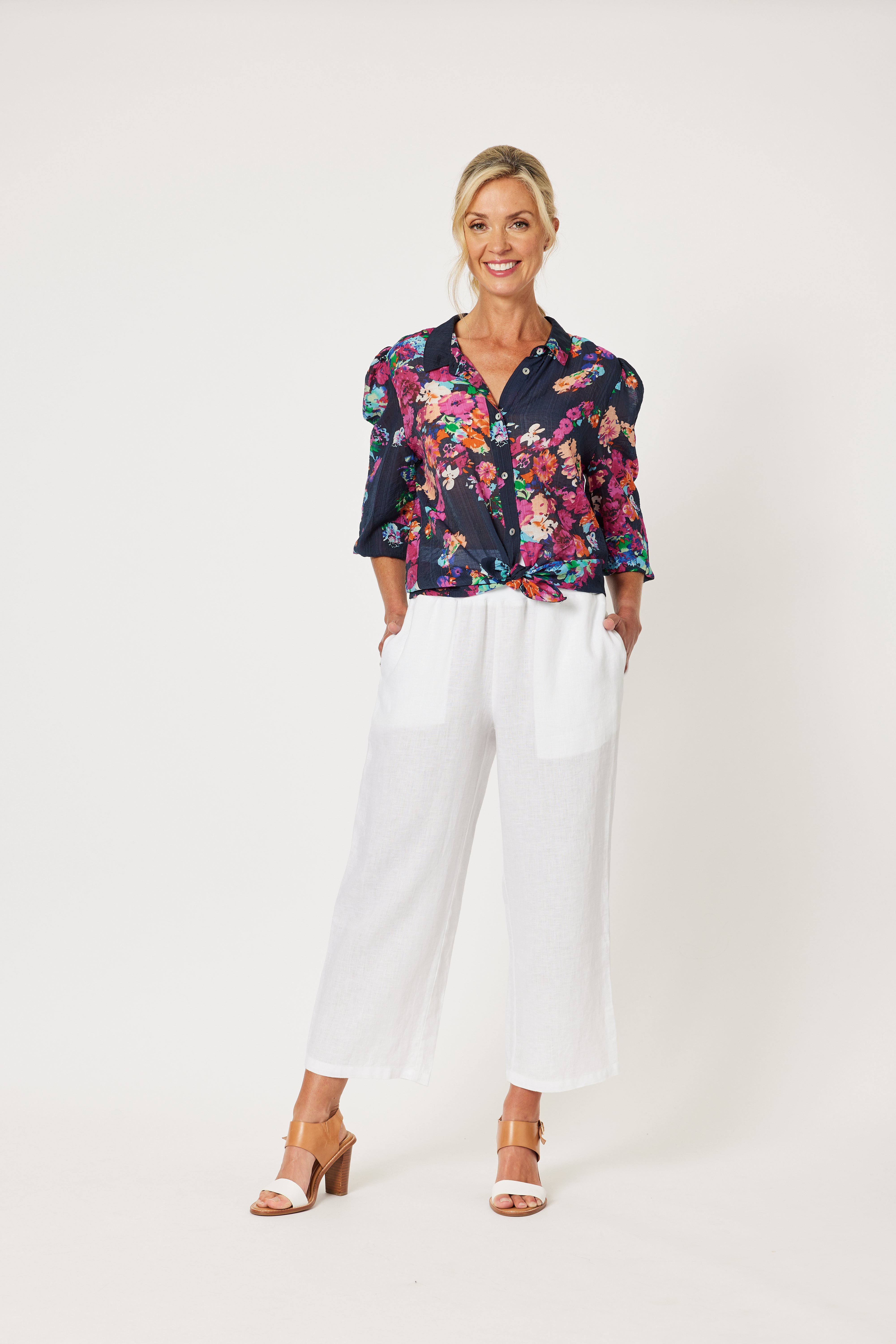 Gordon Smith - Botanical Shirt - Tops-Tops & Tees : Mhor - Gordon Smith S23