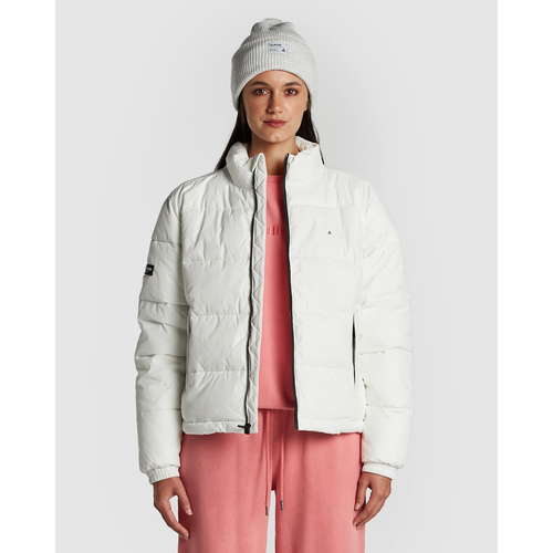Huffer-White Track Puffer - Tops-Coats / Jackets : Mhor - Huffer w22