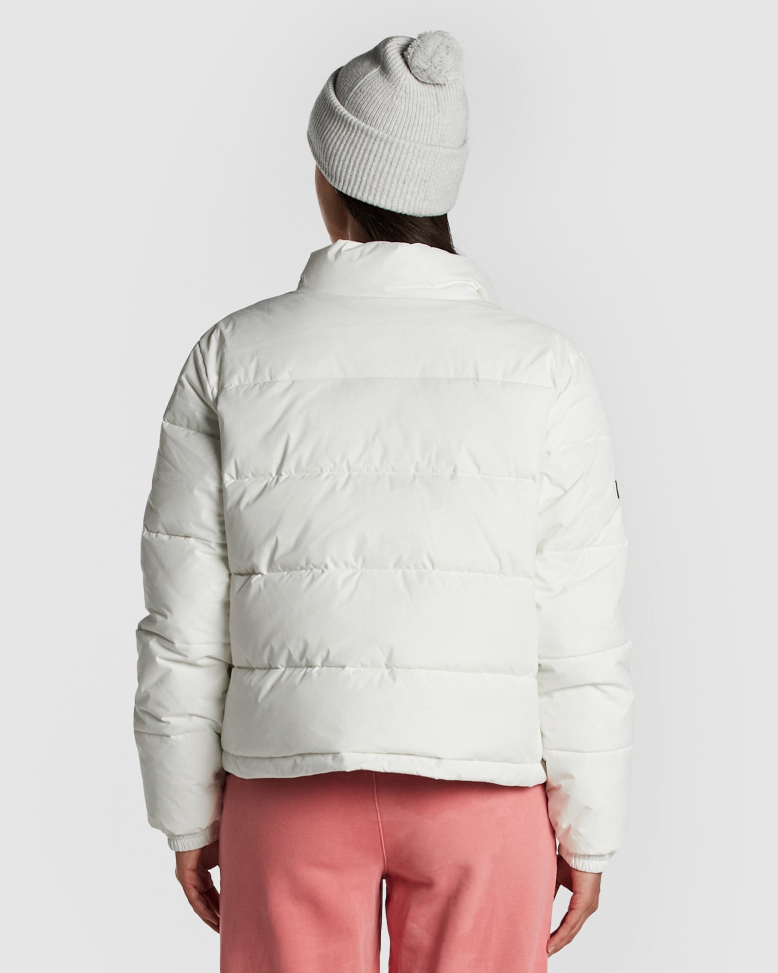 Huffer-White Track Puffer - Tops-Coats / Jackets : Mhor - Huffer w22