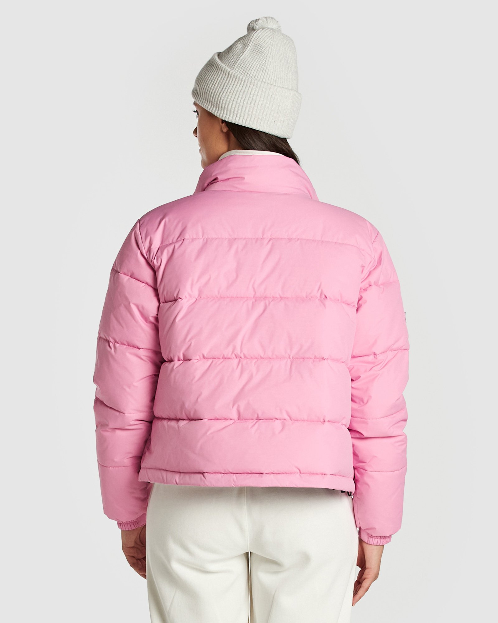 Huffer-Fuschia Track Puffer Jacket - Tops-Coats / Jackets : Mhor ...