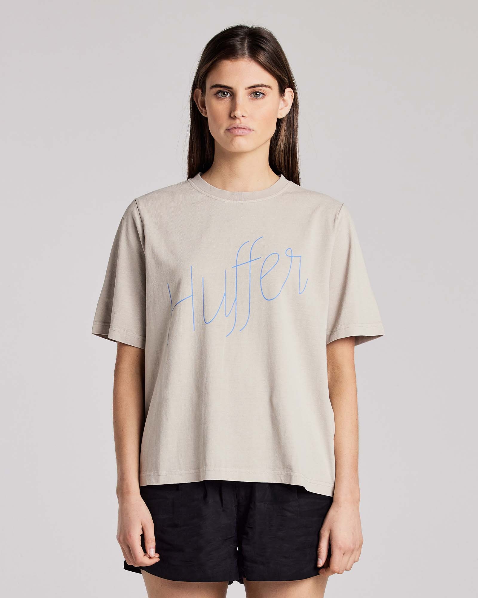Huffer - Free Tee Std/Safron - Tops-Tops & Tees : Mhor - Huffer s22