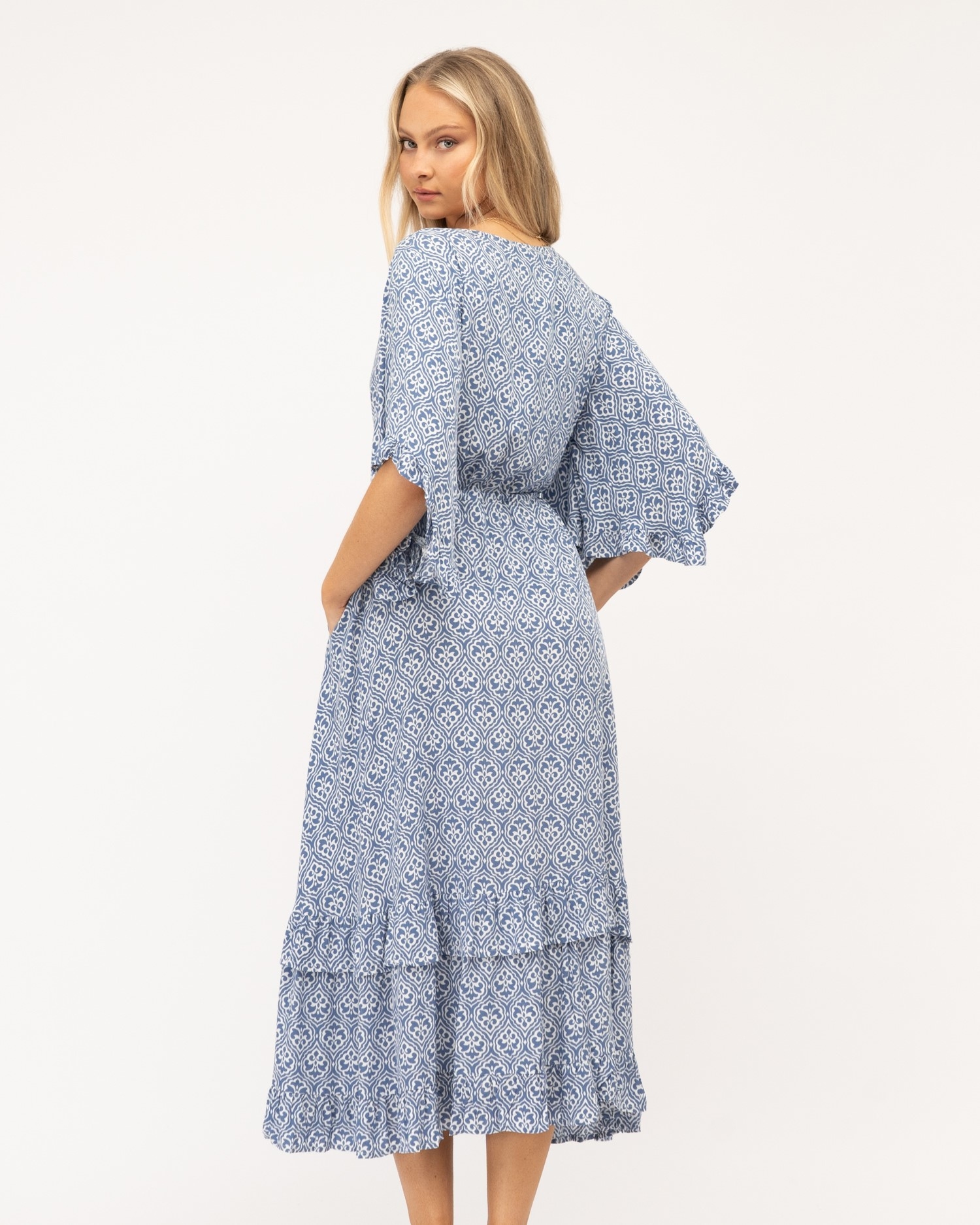Label Of Love - Boho Maxi Dress - Dresses : Mhor - White Closet s22