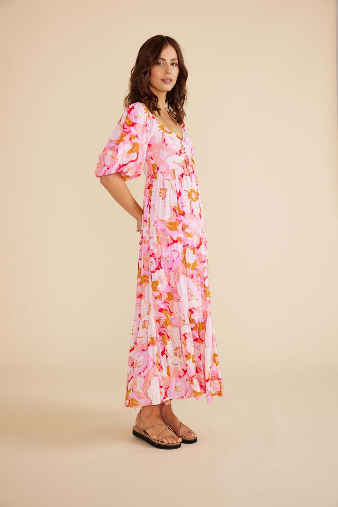 Mink Pink - Amina Midi Dress - Brands-Mink Pink : Mhor - Mink Pink s22